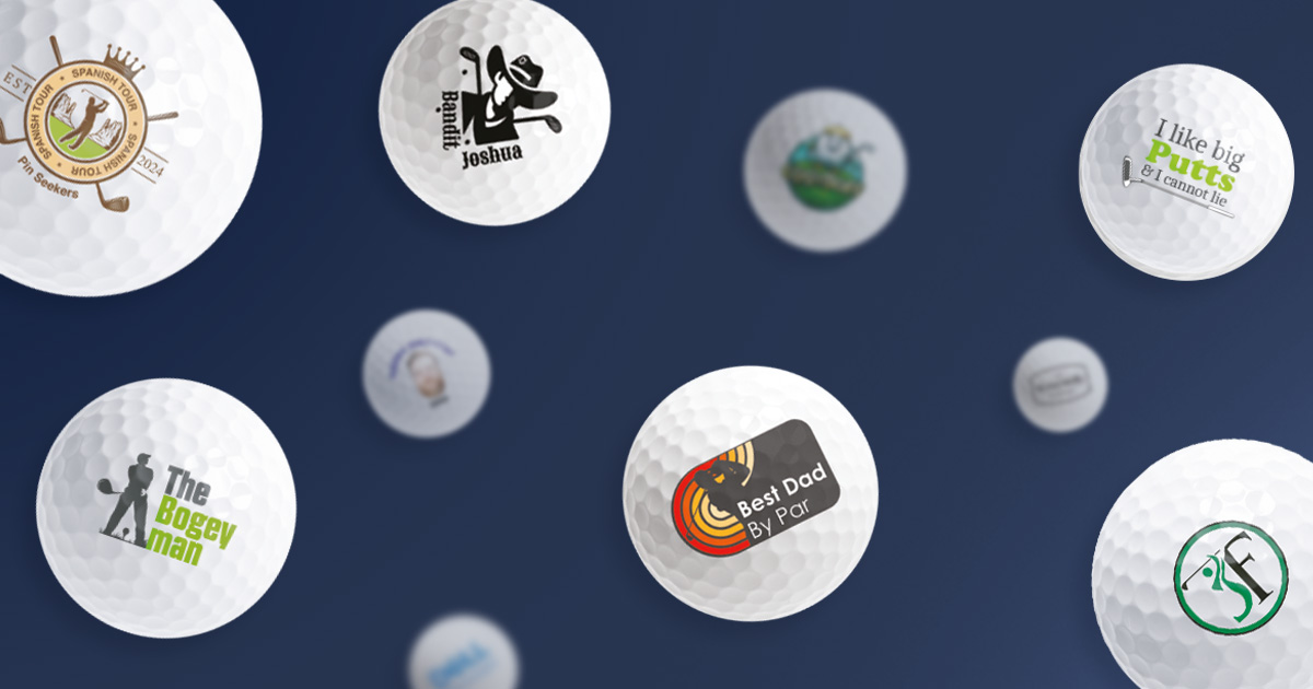 Personalised Golf Balls | Custom Printed Balls | gimmeballs