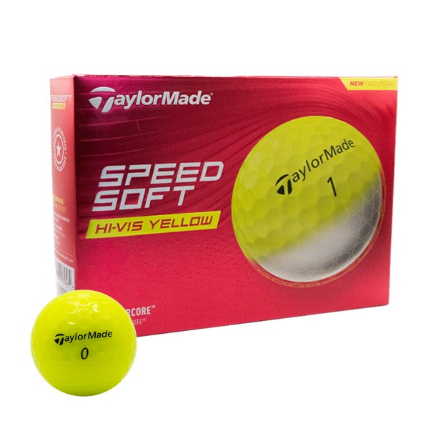 TaylorMade Yellow Golf Balls | SpeedSoft Yellow 2024