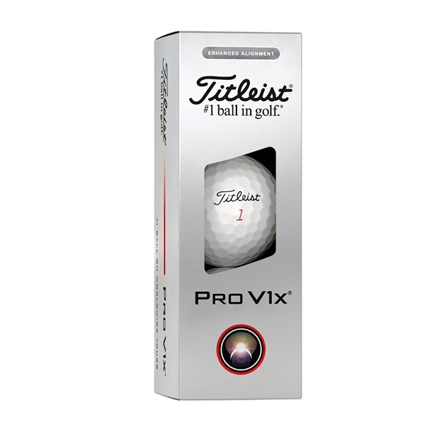 Titleist Pro V1x Enhanced Alignment Golf Balls 2025
