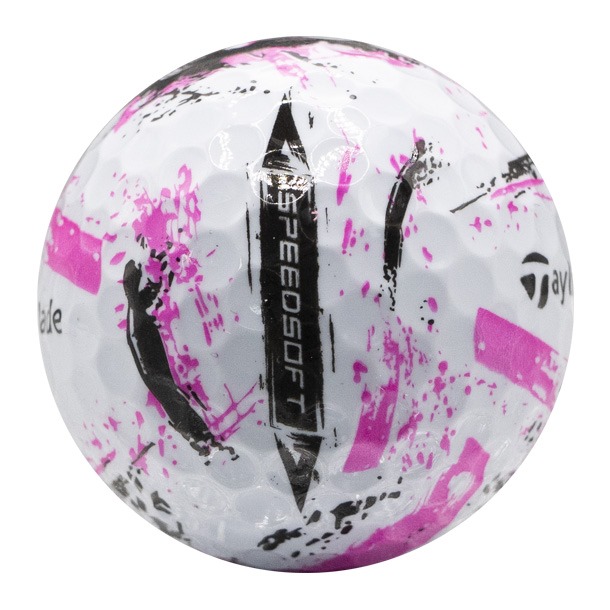 TaylorMade Speedsoft Ink Pink Golf Balls | gimmeballs