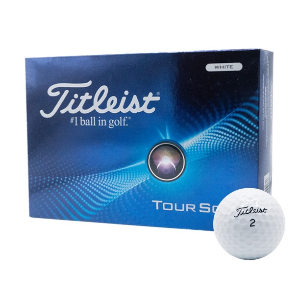2024 Titleist Tour Soft Golf Balls (White)
