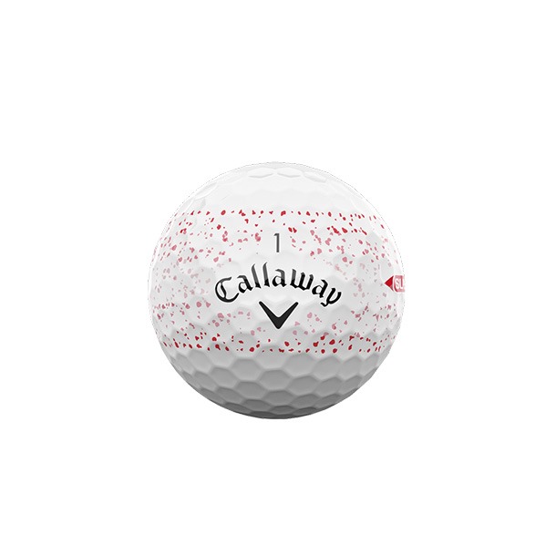Callaway Supersoft Red Splatter Golf Balls 2025 | gimmeballs